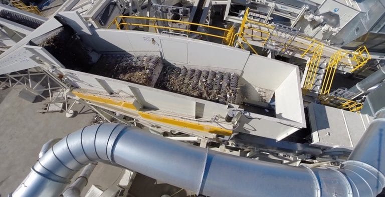 BHS-Debris-Roll-Screen-in-Action - RecyclingInside