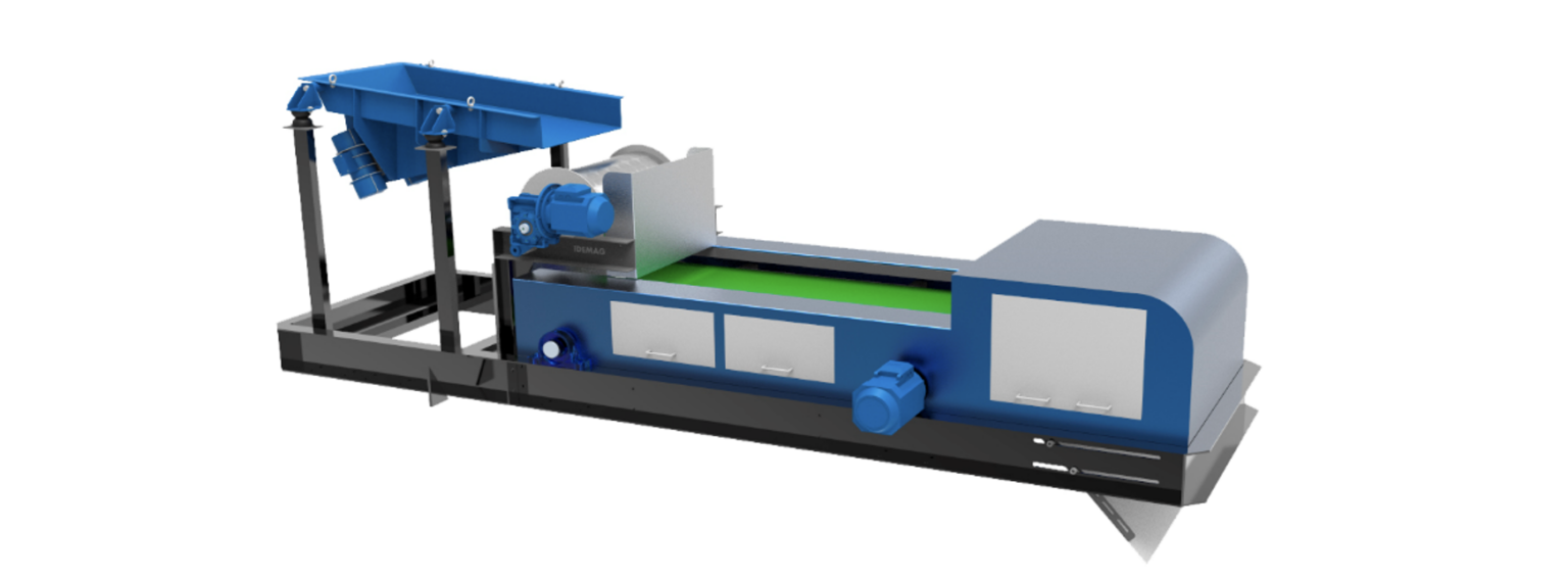 Sorting of materials & recuperation of Metals in Magnetic Separation
