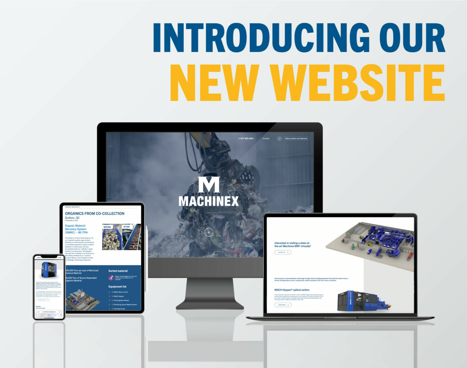 An Enhanced Website for Machinex: A Redesign Highlighting Technologies