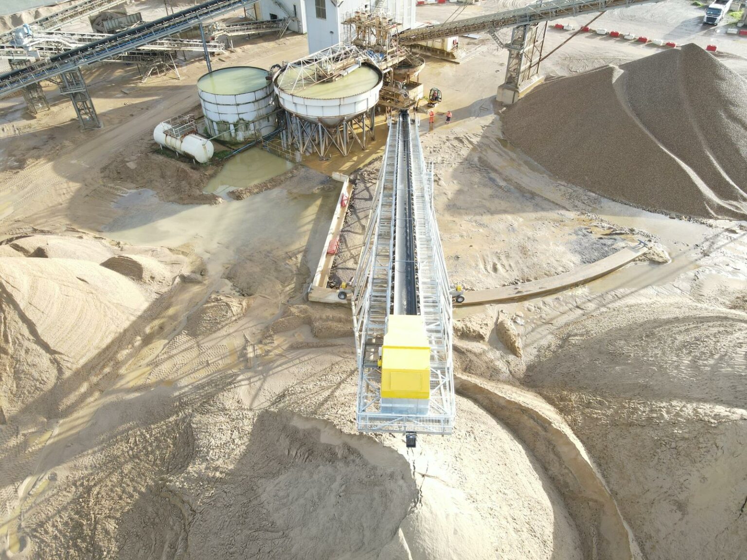 Heidelberg Commissions 60m Radial Stacker Conveyor From QMS